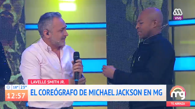 Luis Jara se lució hablando inglés con coreógrafo de Michael Jackson en ...