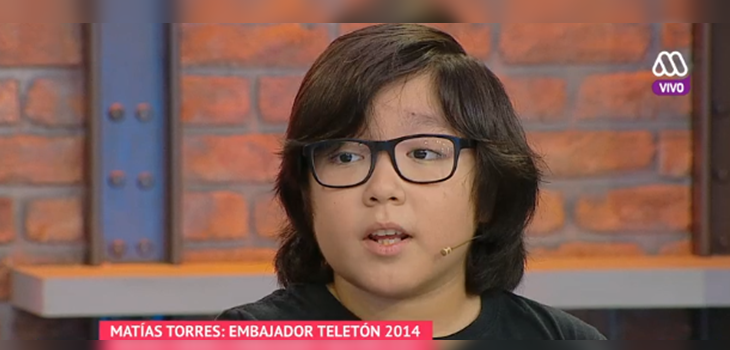 Impacto por reaparición de Matías Torres, embajador de la Teletón 2014 ...