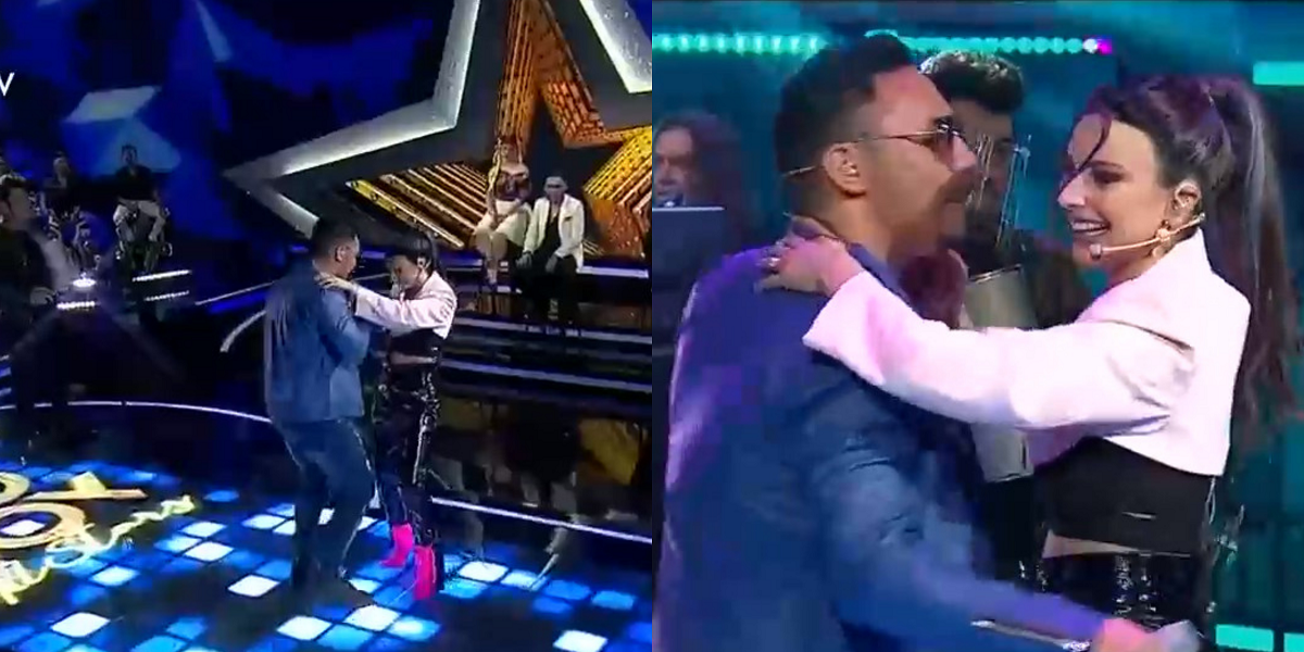 Daniela Castillo sacó aplausos tras coqueto baile con Romeo Santos de ...