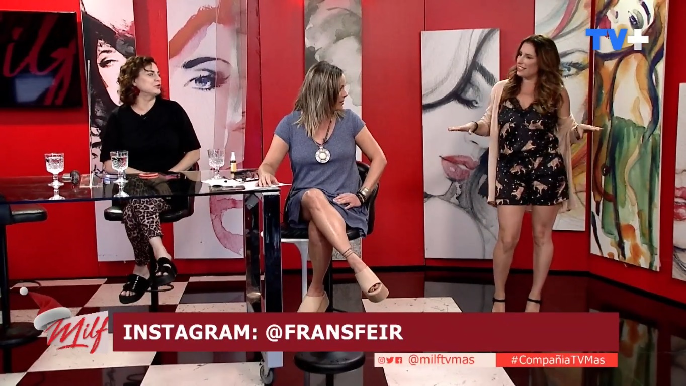 Fran Sfeir llegó al programa 'Milf' en pijama: explicó que es su tenida ...