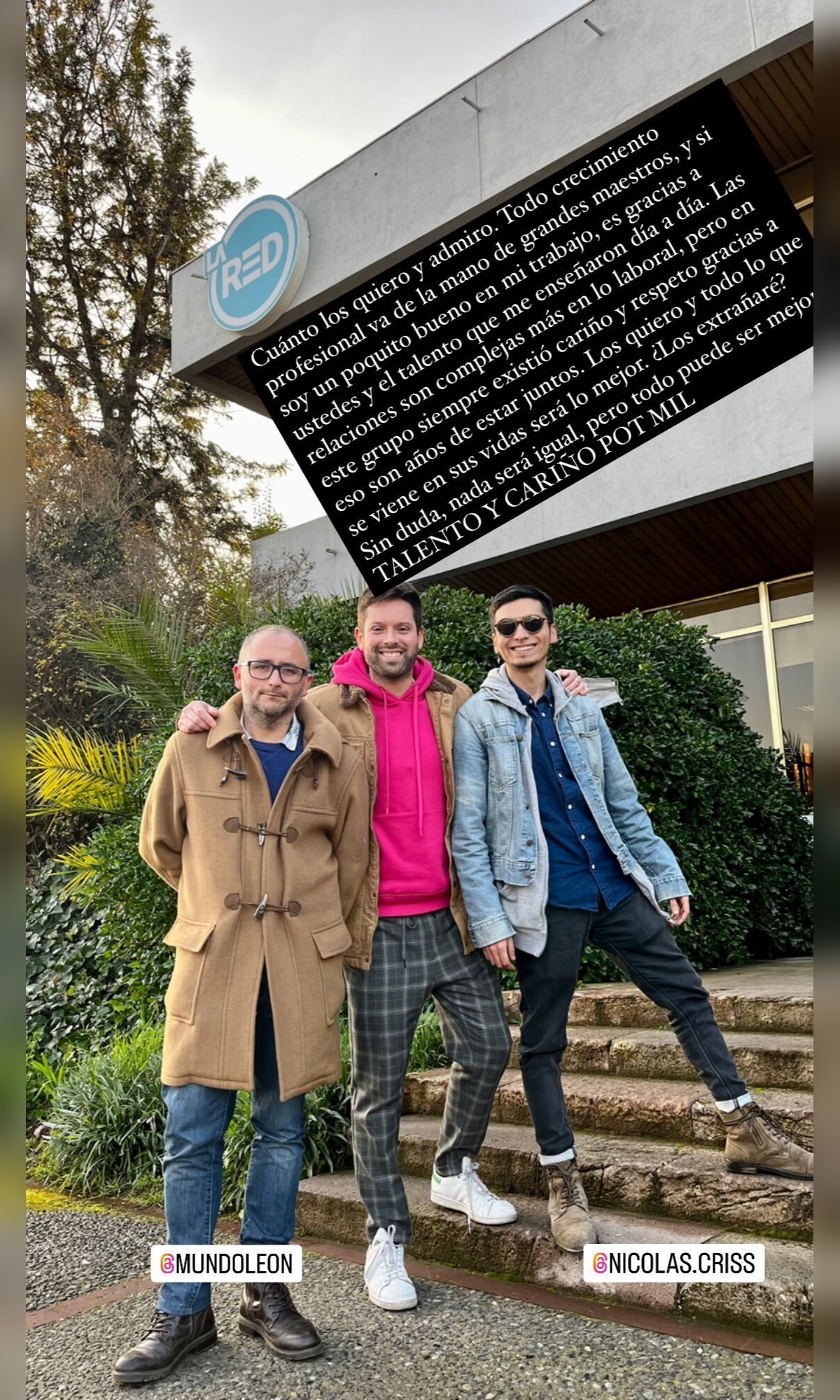 Michael Roldán dedicó emotivo mensaje a dos compañeros despedidos de La ...