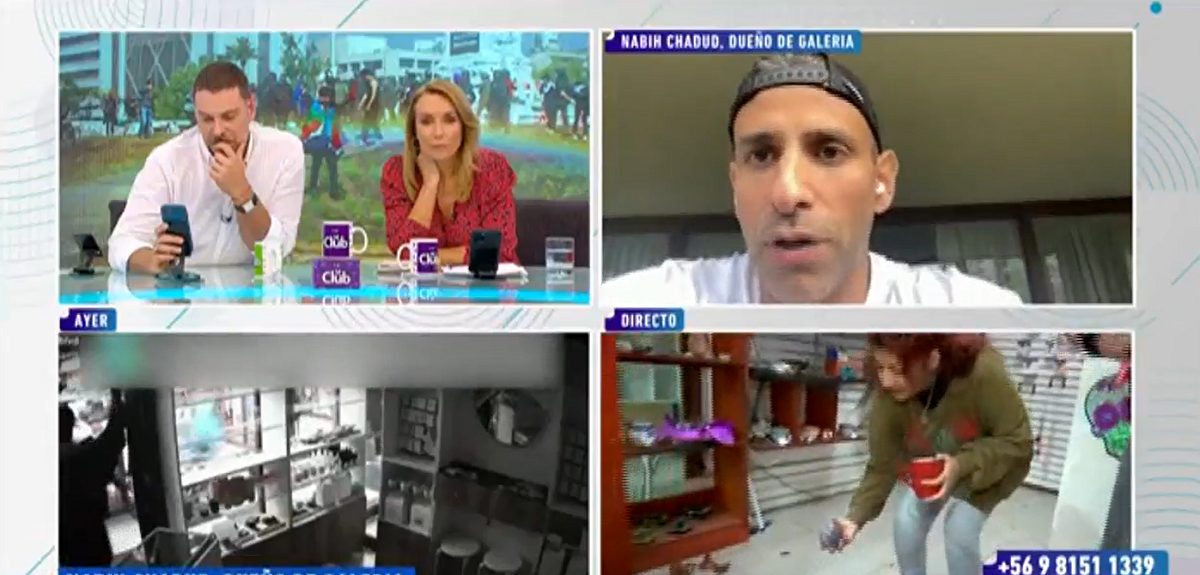 Ex Pelotón Nabih Chadud sufrió el saqueo de su galería en Santiago ...