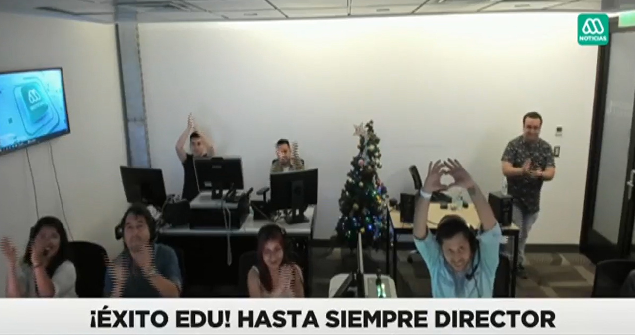 Meganoticias pierde a pieza clave de su equipo de prensa: se despidió entre aplausos de compañeros