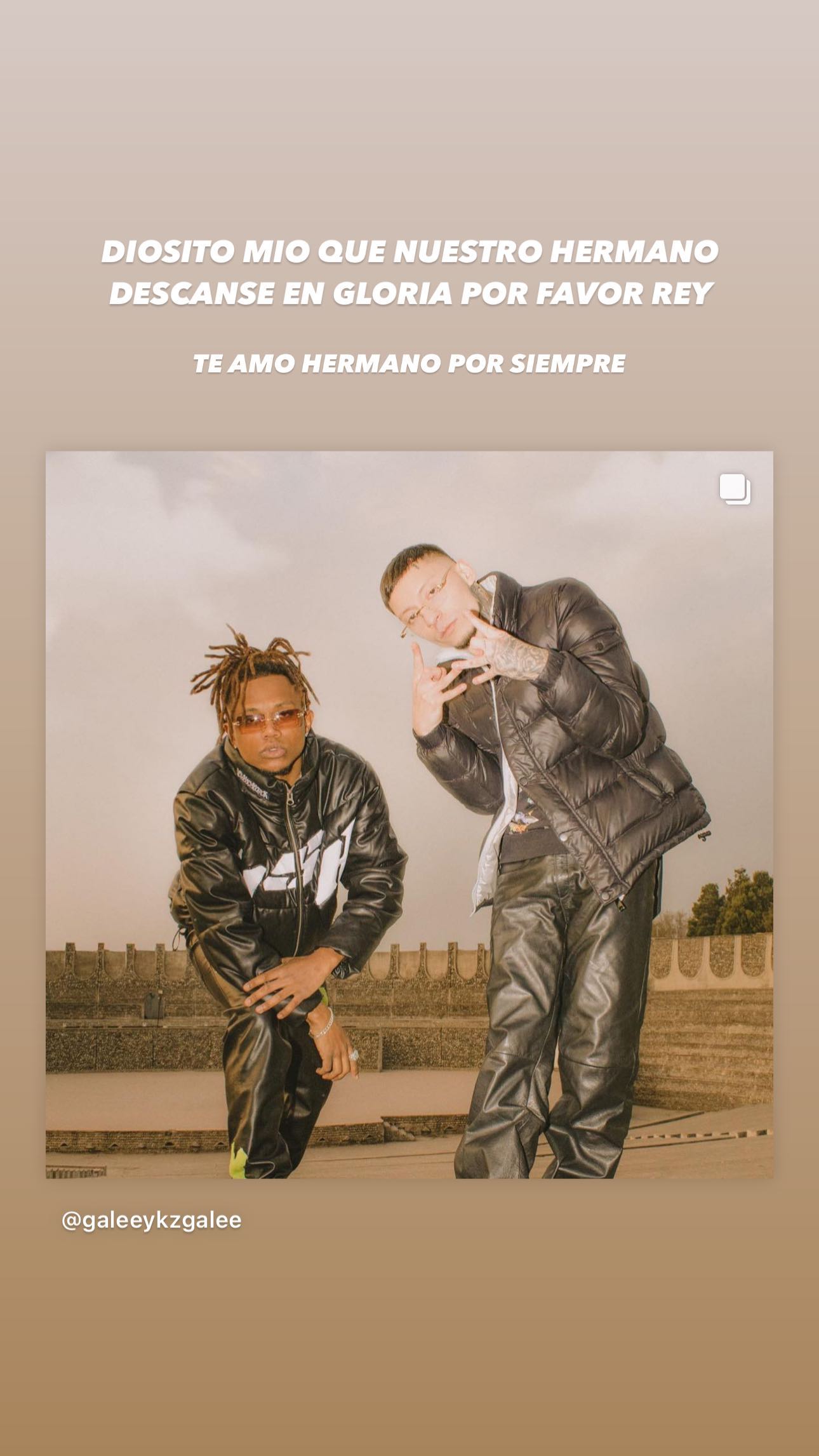 "Tu voz por siempre": Polimá WestCoast compartió emotivo mensaje tras ...