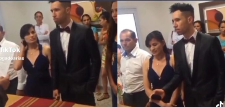Novia hizo una broma en pleno altar y el juez tomó drástica decisión que sorprendió a todos