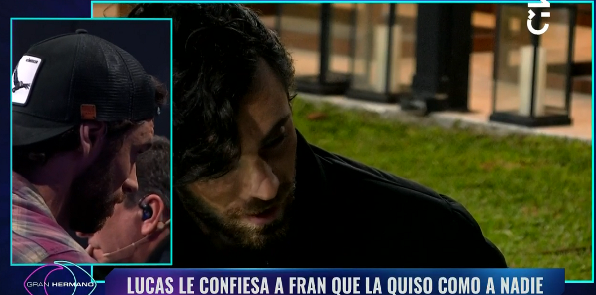 Lucas se quebró al hablar sobre Fran en estudio de Gran Hermano: "Le ...