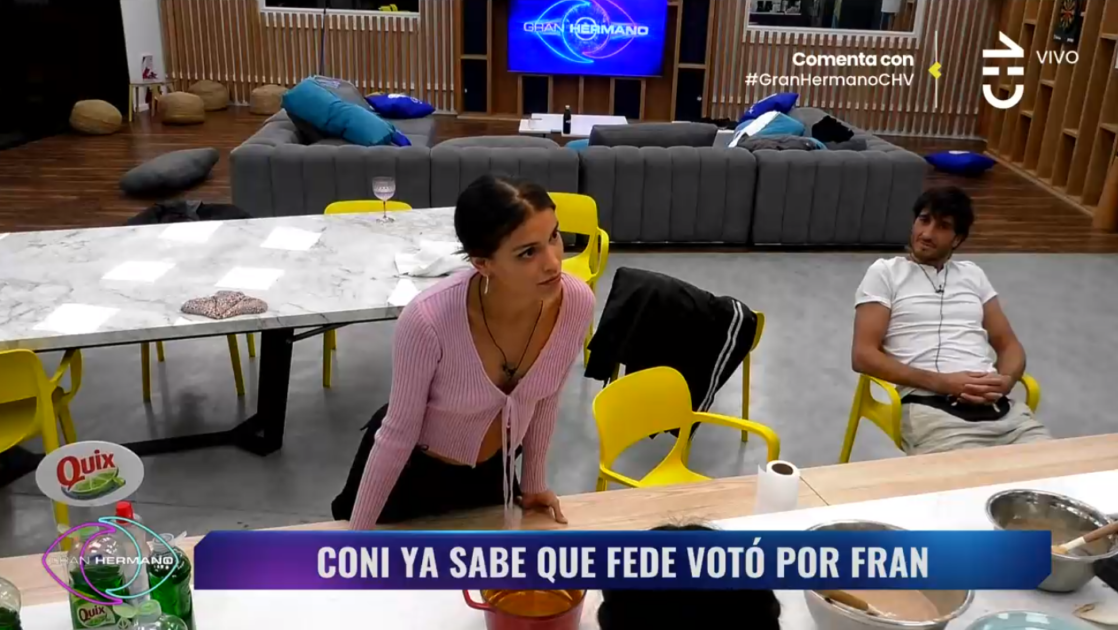Cony se enteró de la traición de Fede tras gritos en Gran Hermano ...