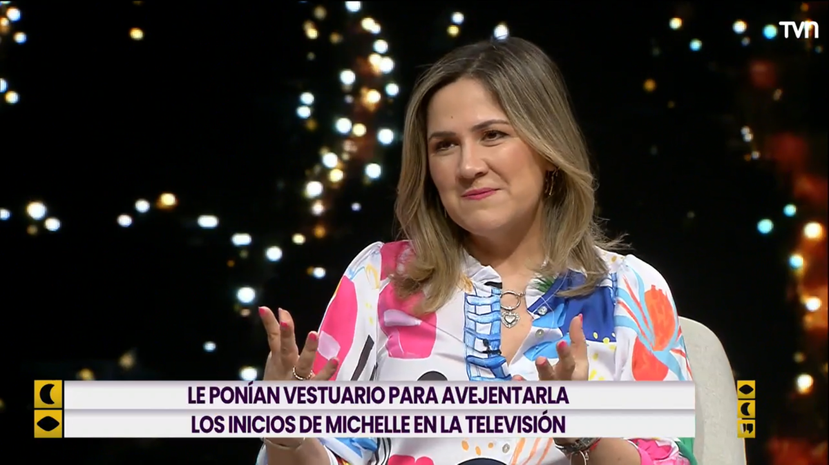 Michelle Adam reveló por qué en sus inicios en Canal 13 utilizaba ropa ...