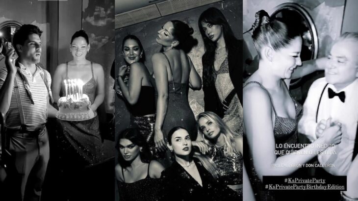 Kel Calderón celebró su cumpleaños a lo grande: su padre Hernán Calderón participó de la fiesta