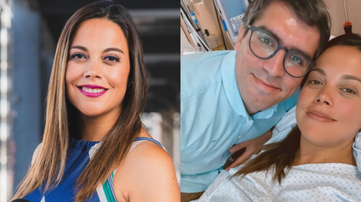 Periodista de Mega Daniela Valdés anunció que fue madre