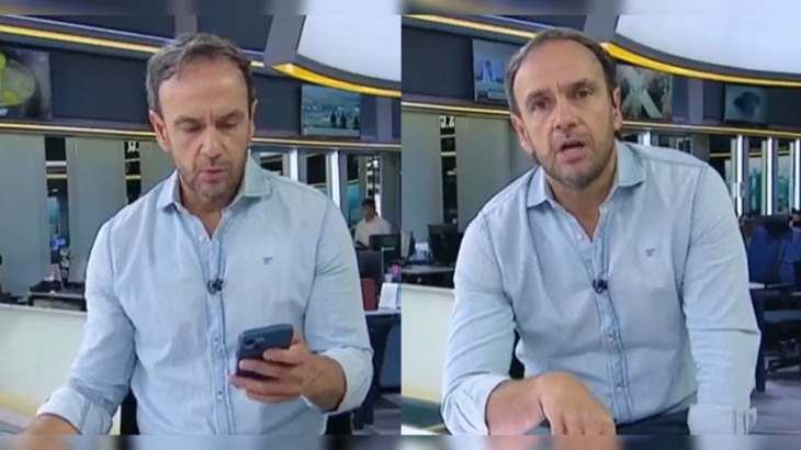 Rodrigo Sepúlveda respondió a televidente que lo criticó por quebrarse en Meganoticias Alerta