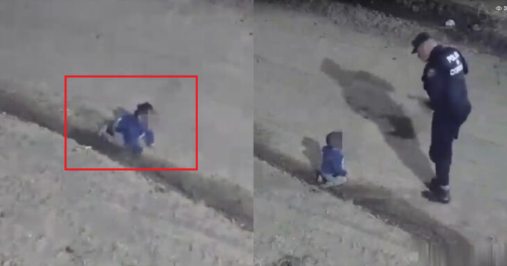 Bebé de un año fue encontrado gateando solo de madrugada en plena calle