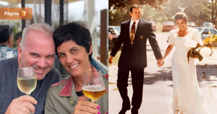 Paola Volpato conmemoró 31 años de relación con Felipe Castro