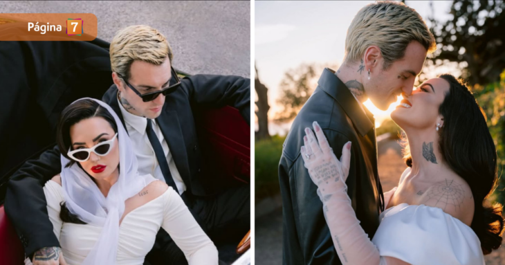 Demi Lovato se casó con el cantante Jordan Lutes: usó un exótico y ...