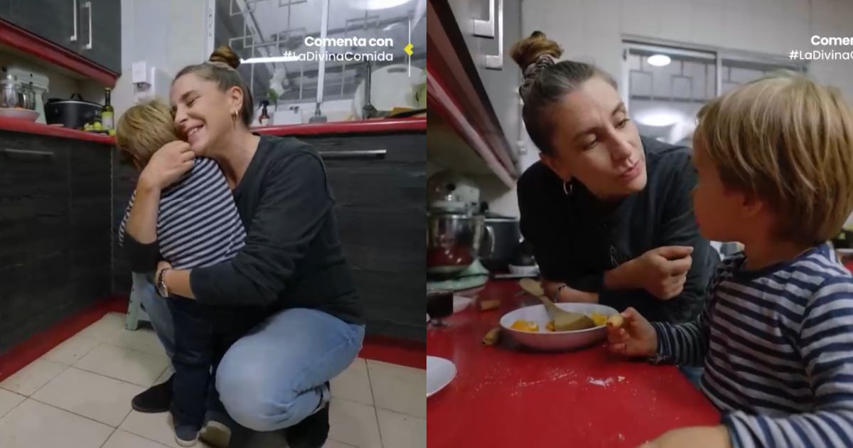 Patricia López recibió especial ayuda de su hijo en 'La Divina Comida': ya tiene dos años y medio