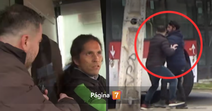 Chofer de bus RED furia con periodista de CHV: lo encerró en la micro y ...