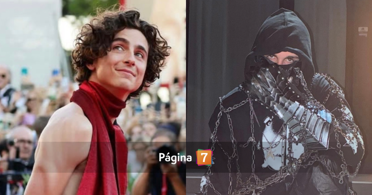 La teoría que vincula a Timothée Chalamet con el rapero enmascarado ...
