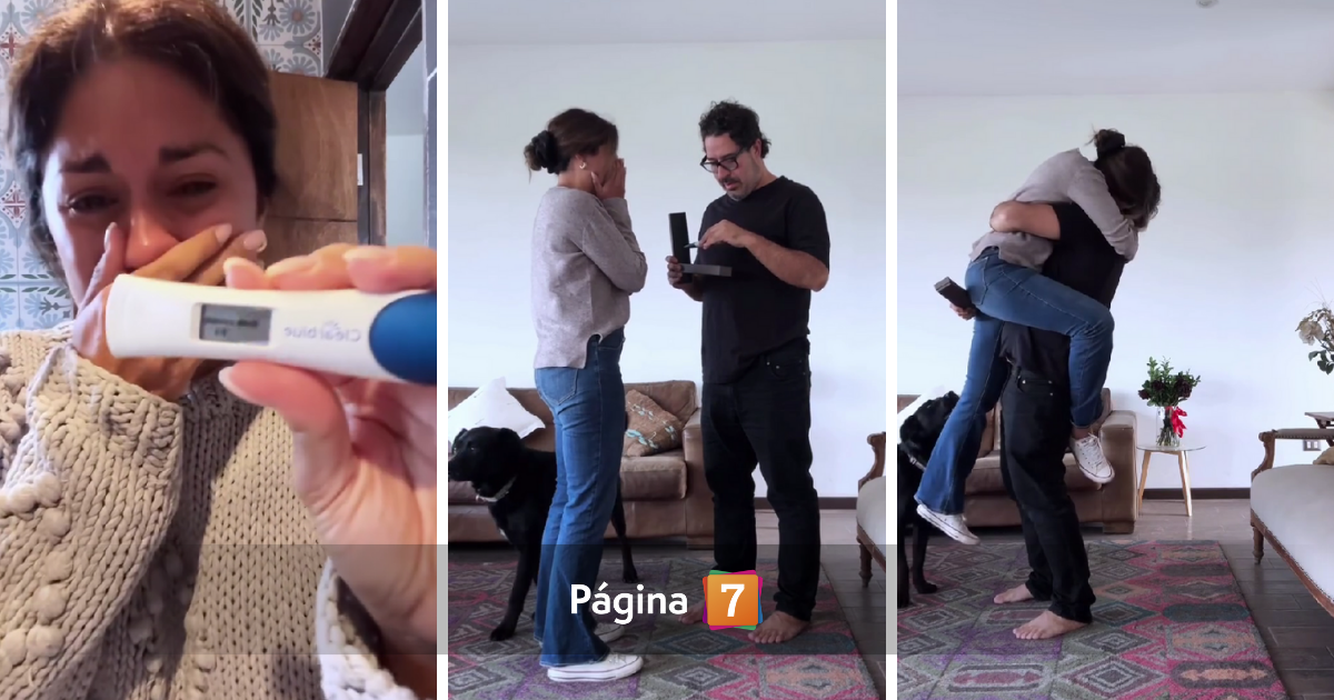 Pauli Alvarado muestra cómo confirmó su embarazo: reacción de su esposo ...