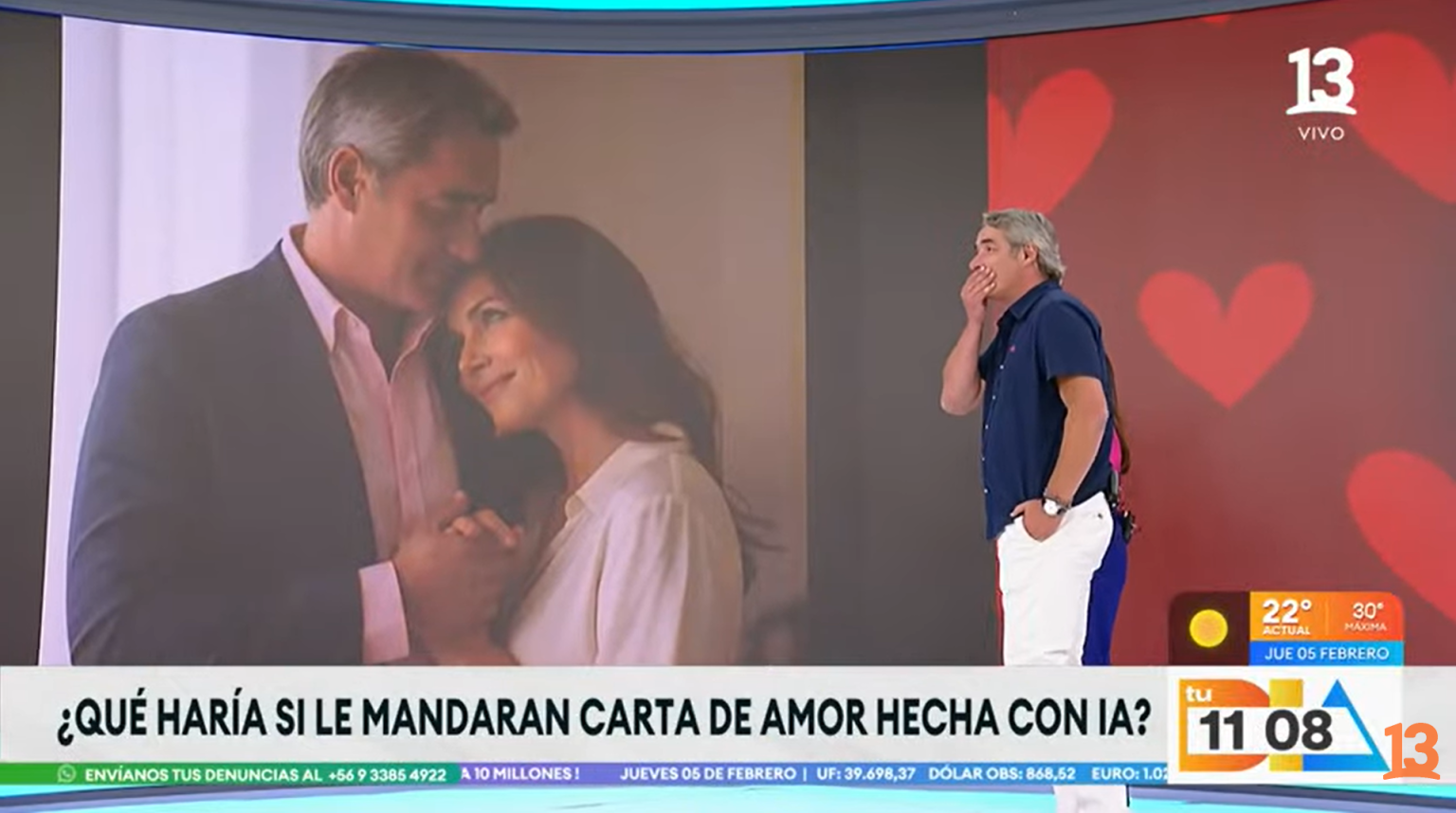 ¿Quería pasar inadvertido? Periodista de Canal 13 echó al agua a Repe ...