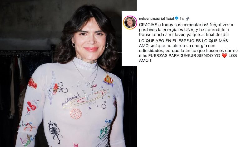 La íntima reflexión de Nelson Mauri sobre su identidad de género ...